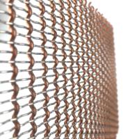China Decorative Metal Mesh Weave Woven Wire Architectural Facade Cladding Screen Exterior Wall Decor for sale