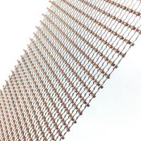 China Decorative Metal Mesh Weave Woven Wire Architectural Facade Cladding Screen Exterior Wall Decor for sale