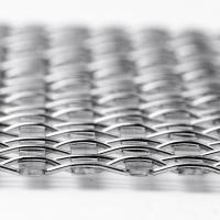 China Shuolong Hot Selling Durable Woven Meta Wire Mesh for Cabinet and Stair Railings for sale