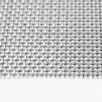 China Architectural Woven Metal Mesh Flat Wire Weave for Partition Wall Ceiling Decoration for sale