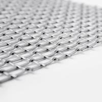 China Popular Architectural Woven Wire Mesh Decorative for Cabinet Partition Hotel Decoration for sale