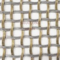 China Custom Size and Color Architectural Woven Wire Mesh Uniform Weave Durable for sale