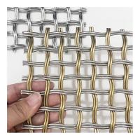 China Custom Size and Color Architectural Woven Wire Mesh Uniform Weave Durable for sale