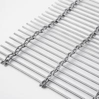 China Crimped 1.8mm Group Decorative Woven Wire Mesh 10mm Straight Wire Pitch for sale