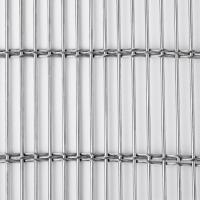 China Crimped 1.8mm Group Decorative Woven Wire Mesh 10mm Straight Wire Pitch for sale