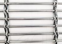 China Screen Dividers Architectural Woven Wire Mesh Barrette Weave PVD Coating for sale