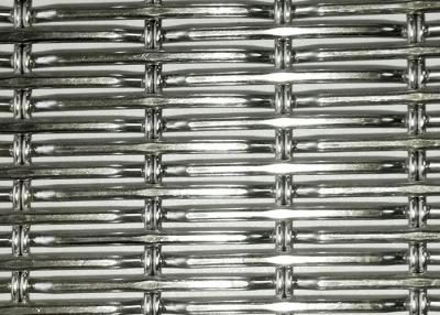 China SS Weave Metal Decorative Interior Furniture And Screen For Architectural Woven Wire Mesh for sale