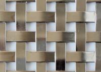 China Flat Woven 2.2mm Stainless Steel Metal Mesh Bunnings Oil Free for sale