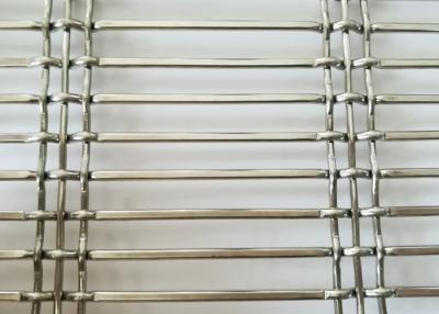 China Decorative Facade Architectural Woven Wire Mesh Ginning Weaving Flexibility for sale