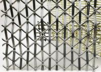 China Springs Rods Connection Woven Mesh Technic Architectural Wire Mesh Irregular Design for sale