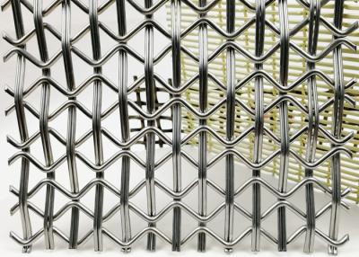 China Springs Rods Connection Woven Mesh Technic Architectural Wire Mesh Irregular Design for sale