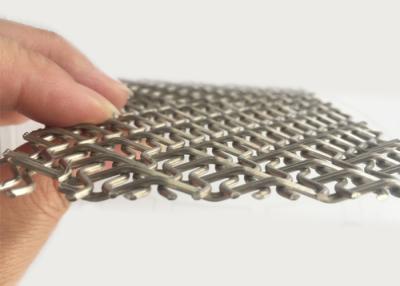 China SS316 Natural Colour Weave Mesh Decorative Wire Mesh Panel Corrosion Resistance for sale