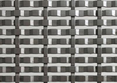 China Bright Color SS Woven Wire Mesh Screen 2mm Acid Washing Anticorrosion for sale