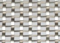 China SS316 Natural Colour Weave Mesh Decorative Wire Mesh Panel For Architectural Woven Wire Mesh for sale