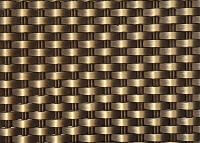 China PVD Decorative Restaurants Architectural Metal Mesh Panel 11.8kgs/M2 for sale
