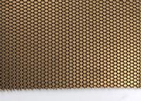 China PVDF SS Metal Mesh Facade Architecture Rustproof Mesh Inserts For Cabinet Doors for sale