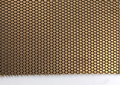 China PVDF SS Metal Mesh Facade Architecture Rustproof Mesh Inserts For Cabinet Doors for sale