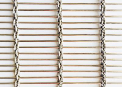 China ODM 4m Flexible Stainless Steel Woven Metal Mesh Cladding For Restaurants for sale