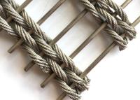 China 11mm XY M4375 Stainless Steel Crimped Woven Wire Mesh Building Partitions for sale