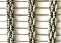 China 11mm XY M4375 Stainless Steel Crimped Woven Wire Mesh Building Partitions for sale