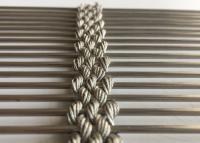 China Stainless Steel Architectural Mesh 7mm Weave Building Facade Metal Mesh Curtain 304 316 for sale