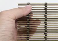 China 4mm 304 Stainless Steel Architectural Mesh Curtain Ceiling Facade for sale