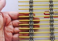 China Anodic Oxidation Stainless Steel Architectural Mesh Aluminum Metal 7mm 50m for sale