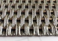 China 5mm Crimped Flat Stainless Steel Architectural Mesh Anti Acid for sale