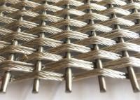 China 5mm Crimped Flat Stainless Steel Architectural Mesh Anti Acid for sale