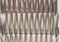 China Aluminum Weave 36m Spiral Wire Mesh Smooth Fabric Cladding 36% Gap for sale