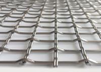 China 3.3mm 304 Stainless Steel Crimped Wire Mesh Woven Architectural Mesh Facade for sale