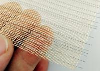 China Decorative Soft Metal Mesh Laminated Glass With Fabric Interlayer Antirust for sale