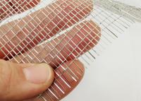China Copper Woven Glass Laminated Wire Mesh Oil Free 2.5m SGS for sale