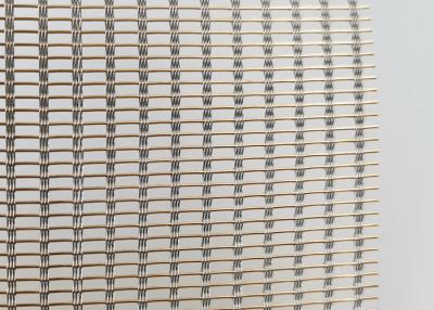 China Sprayed ISO9001 SS316 Decorative Mesh Fabric 0.94mm Wire Mesh Glass for sale