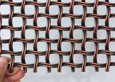 China High Tensile Alloy Decorative Woven Wire Mesh Partitions 5ft For Walls for sale