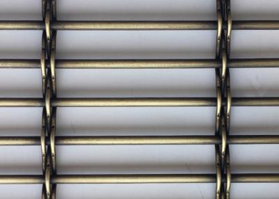 China Brass BBQ Divider Decorative Woven Wire Mesh Screen Plated Metal for sale