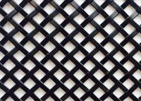 China SS304 Antiwear Black Powder Coated Mesh Decorative For Building Structures for sale
