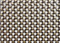 China 9ft Metal Woven Decorative Wire Mesh Grilles Antique Brass SGS for sale