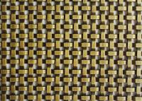 China Wall Cladding Architectural Woven Metal Decorative Wire Mesh Grilles Partitions 24% Space for sale