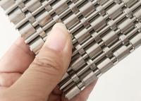 China 4m Free Oil Woven Wire Mesh Panels Fireproof Elevator Door Cladding for sale