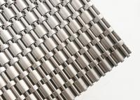 China 4m Free Oil Woven Wire Mesh Panels Fireproof Elevator Door Cladding for sale