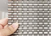 China 4m Free Oil Woven Wire Mesh Panels Fireproof Elevator Door Cladding for sale