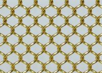 China Anodized Oxidation 10ft Metal Coil Drapery Wire Mesh Curtains Partition Walls for sale