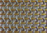 China Antiwear Flexible Stainless Steel Mesh Screen Plain Woven For Room Divider for sale