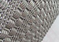 China SGS SS316 Flexible Metal Mesh Fabric 1.7mm Rod for sale