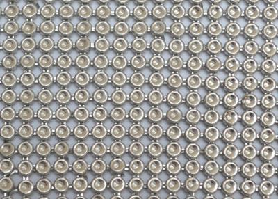 China Interior Exterior Metal Sequin Fabric Fire Retardant ODM Flexible Metal Mesh Fabric for sale