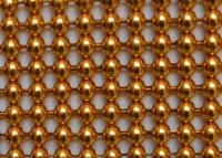 China Decoration Facade 2mm Metallic Sequin Cloth PVD Aluminum Mesh Fabric for sale