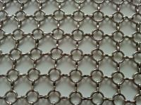 China SHUOLONG PVD Metal Ring Mesh Curtain ISO9000 For Partition Wall for sale