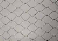 China 7x7 Antifire Hand Woven Mesh Steel Rope Fence 60x60mm For Stair Railing for sale