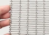 China 3mm Thick Stainless Steel Architectural Mesh Woven Wire Screen Space Dividers for sale